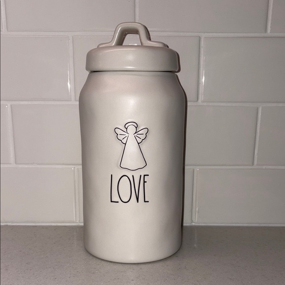 Rae Dunn | Kitchen | Rae Dunn Ceramic Love Canister Cream | Poshmark